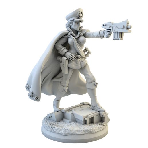 🐙 Imperial Commissar・ 3D File for ・Cults