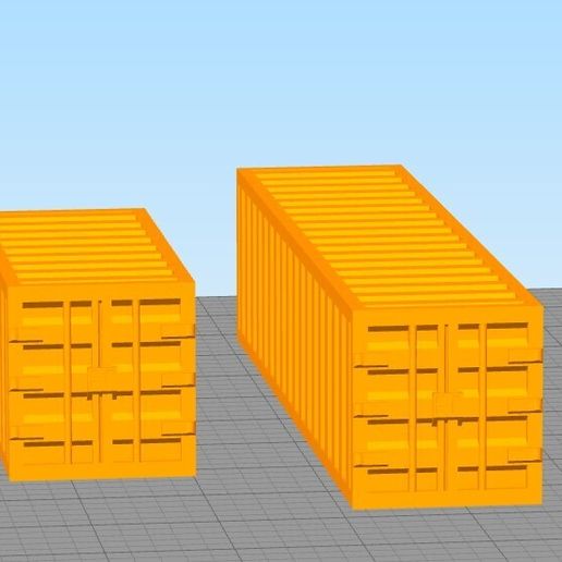 🚚 cargo containers・Free STL File for 3D printing・Cults