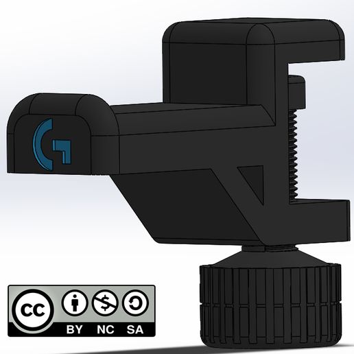 🎧 Logitech Headphone Holder・Free 3D File for ・Cults
