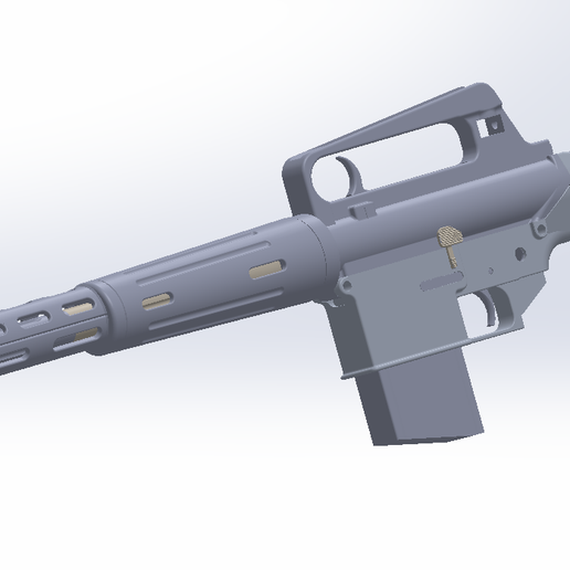 🔫 Retro Armalite AR-10 GBBR (for MWS)・ STL File for 3D printing・Cults