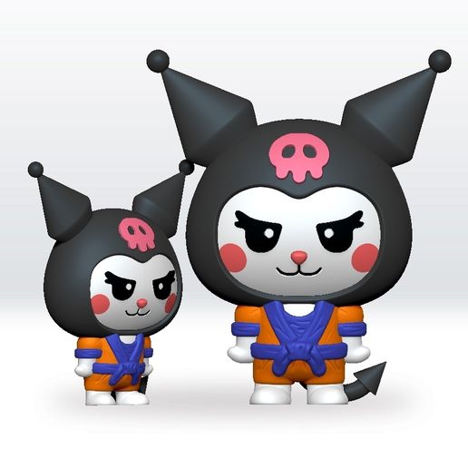 Archivo STL Kuromi Sanrio GOKU STL 3D Model Character Fanart 🦸 (3MF ...