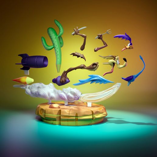 👾 The Road Runner・ 3D File for 3D printing・Cults