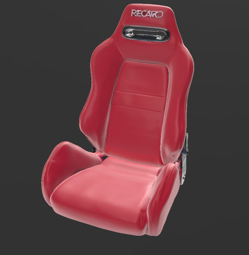🇺🇸 🪑 Recaro Style Racing Seat – Scanned 3D Model (used as a mold)・ STL ...