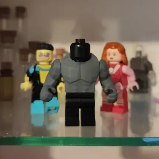 🧸 Leg.o Mid Figure (Muscle Body) for Custom Minifigures・ STL File for ...