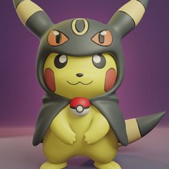 STL file figurine funko pikachu poncho ectoplasma 🐉 ・3D printable model ...