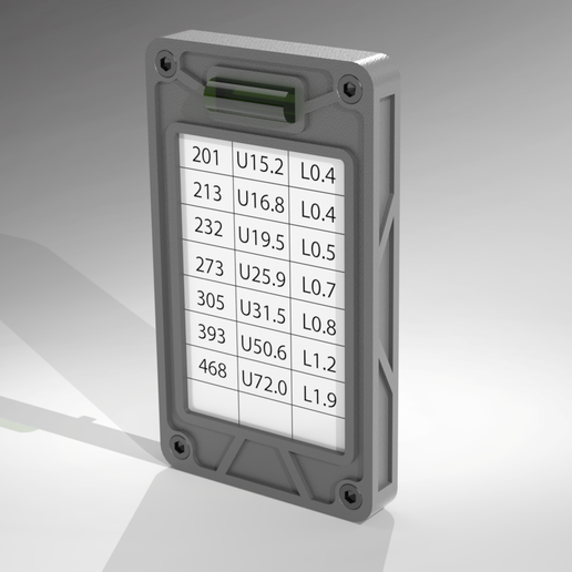 💭 epaper 2.7" - Range Data Card - Shooting・ STL File for 3D printing・Cults
