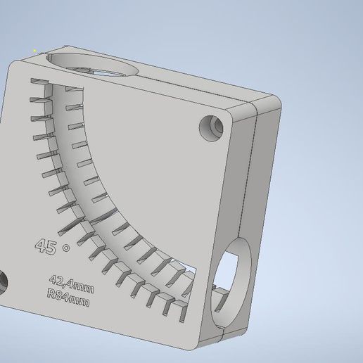 Archivo STL 3d print file for 42,4 mm Radius 84 Elbow Cutting Fixture ...