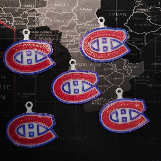 Fichier STL Support puck Canadien de Montréal 🏒 ・Modèle imprimable en 3D à télécharger・Cults