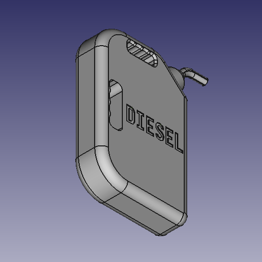 STL file DIESEL FUEL CAN CANISTER TANK DIORAMA CONCEPT PROTOTYPE ⛽ ・3D ...