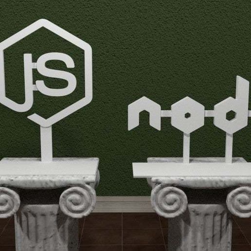node js icon 3d