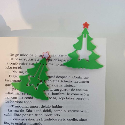 STL file Christmas bookmark / Christmas tree 🎄 ・3D printable model to ...