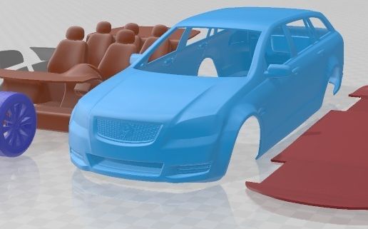 🚗 Holden Commodore VE Sportwagon 2012 Printable Car・ 3D File for 3D ...