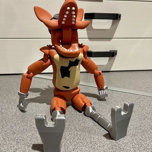 🧁 FOXY FLEXY FIVE NIGHTS AT FREDDY'S / PRINT-IN-PLACE WITHOUT SUPPORT ...