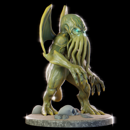 🎨 Cthulhu Fan Art - 3D Printable Statue | Lovecraftian Horror ...