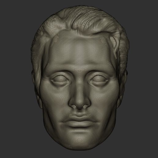 🗿 Hannibal / Mads Mikkelsen 3D head / model for printing・ 3D File for ...