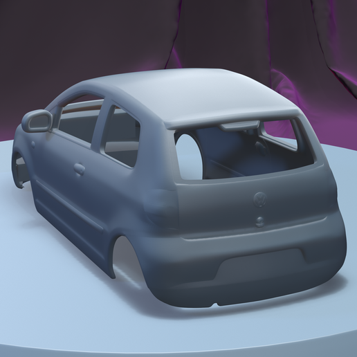 🚗 VOLKSWAGEN FOX 2005 (1/24) printable car body・ STL File for ・Cults