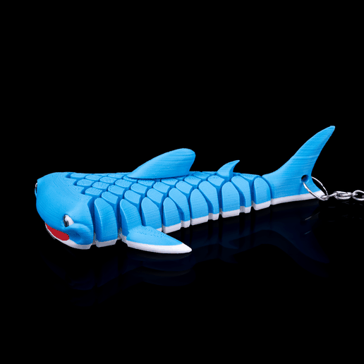 🦈 shark key ring・ STL File for 3D printing・Cults