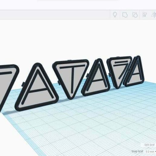 Free STL file Tatara frame logo 🖼️ ・3D printable model to download・Cults