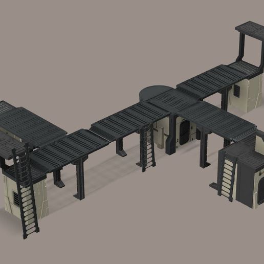 ⭐ Star Wars Legion Shatterpoint inspired Terrain・ STL File for 3D ...
