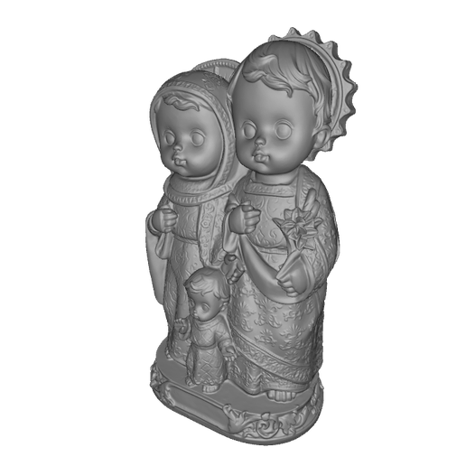 👪 Chibi Holy Family Trio – Cute Nativity 3D Printable STL・ STL File for ...