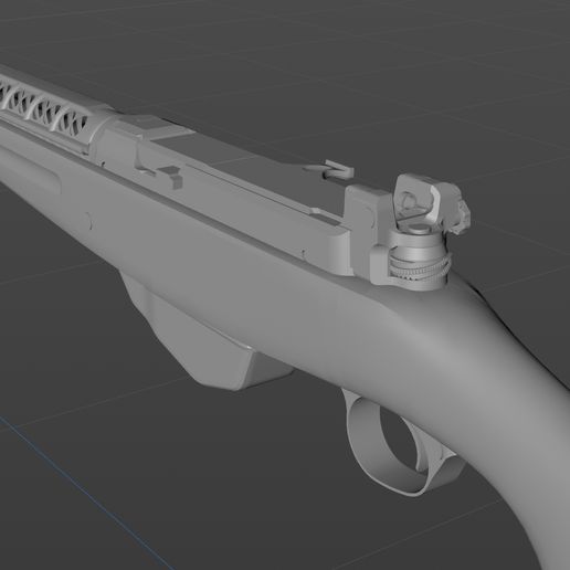 🗺️ American Pedersen rifle 3D model material・ OBJ File for 3D printing ...