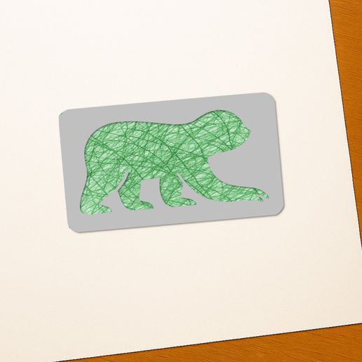 sloth stencil printable