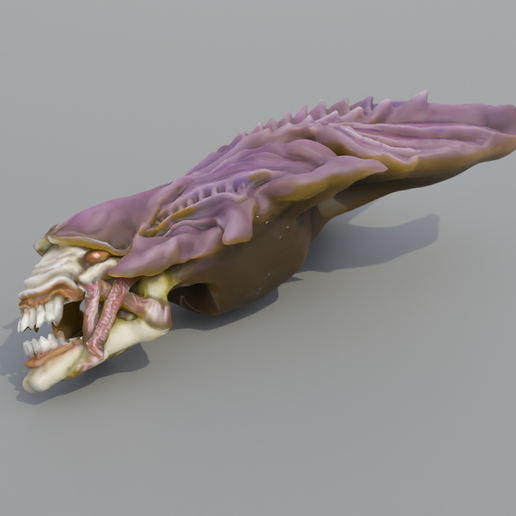 👽 Xenomorph alien Queen head for Tyranid warrior conversion・Free STL ...