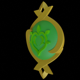 STL file Vision Fontaine - Dendro -Genshin Impact V2 🧸 ・3D print design ...