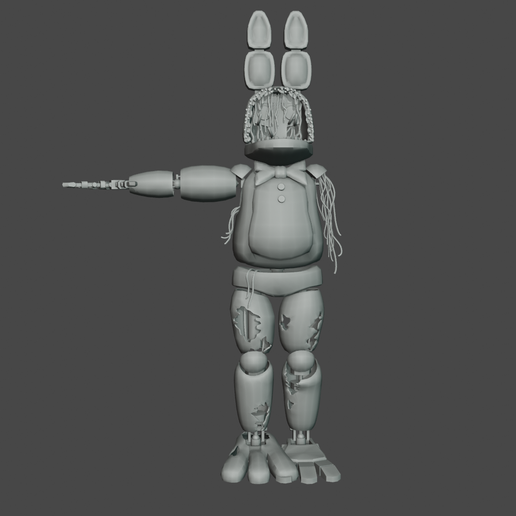 🎃 FIVE NIGHTS AT FREDDY'S Withered Bonnie FILES FOR COSPLAY OR ANIMATRONICS・ 3D File for ・Cults