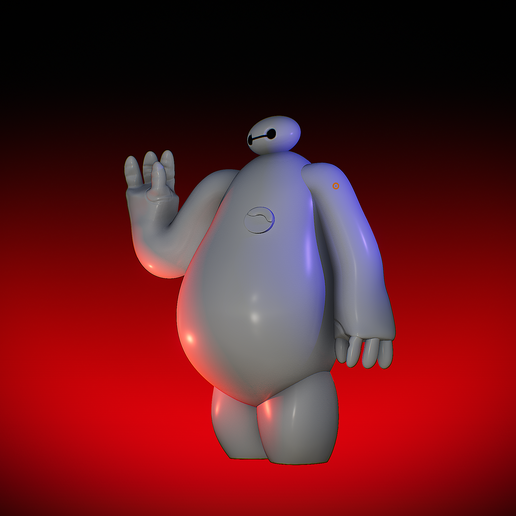 STL file Baymax 3D Model - Your Favorite Hero from Big Hero 6 🤖 ・3D ...