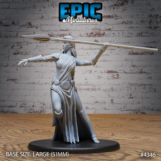 3D file Goddess Athena Avatar Set ‧ DnD Miniature ‧ Tabletop Miniatures ...