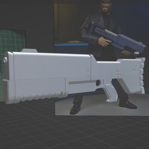 🧸 Gargoyles Xanatos Rifle Cosplay・ 3D File for 3D printing・Cults