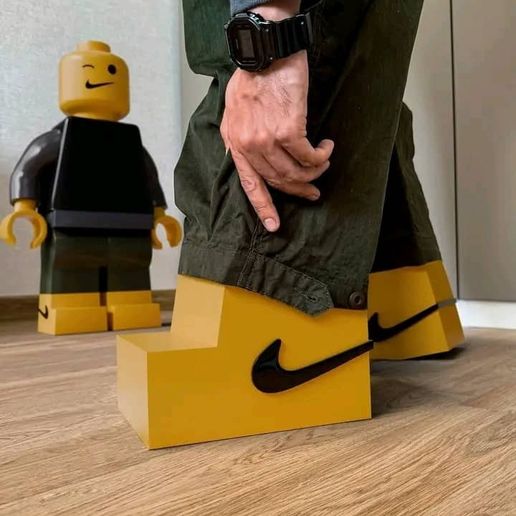 STL file Nike Lego shoe 👟 ・3D printer design to download・Cults