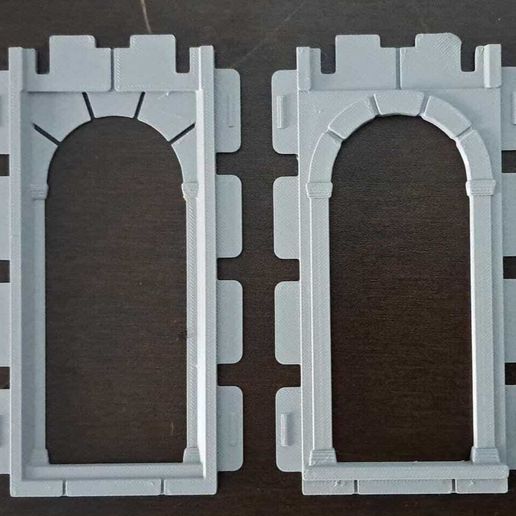 🪟 Custom Medieval Long Window Steck System・ STL File for 3D printing・Cults