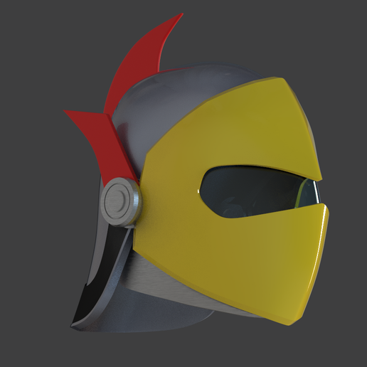 🪖 GOLDORAK Actarus Helmet Duke Fleed・ STL File for 3D printing・Cults
