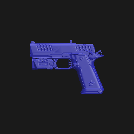 🩻 STI STACCATO HD P4 with OLIGHT PL X DS 2011 - Real Size 3D Scan High ...