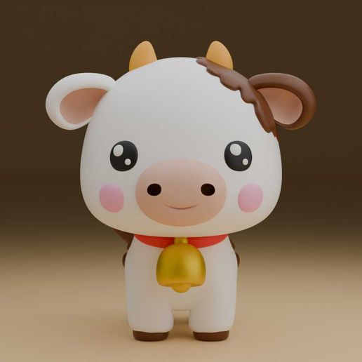 🐄 Cow・ STL File for 3D printing・Cults