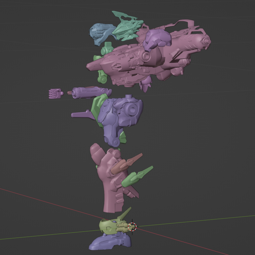 🦸 Armored core 1/72 Articulated HAL 826 Figure Figure・ 3D File for 3D ...