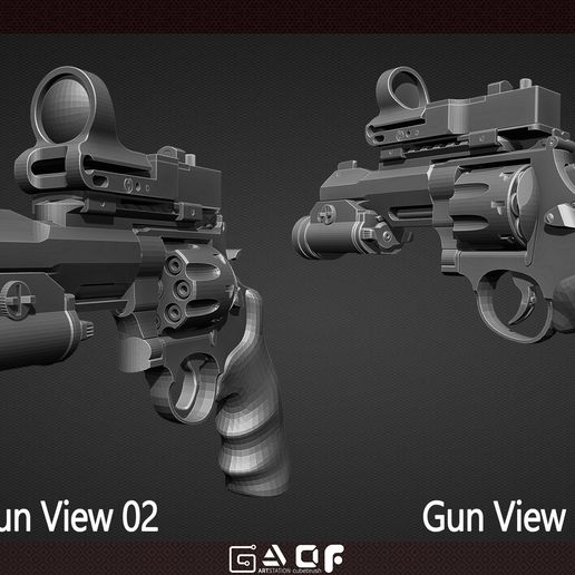 🧨 Pack Of 25 Guns Kitbash Volume 04・ 3D File for 3D printing・Cults