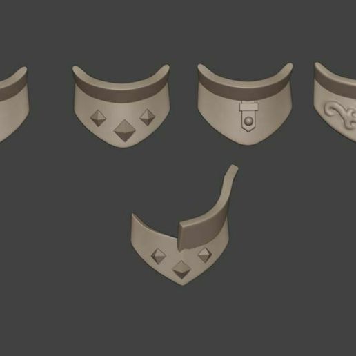 🆓 Free Cities - Gorgets・Free 3D File for ・Cults