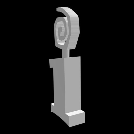 🏆 Logótipo em espiral da Interscope Records - Troféu imprimível em 3D e ...