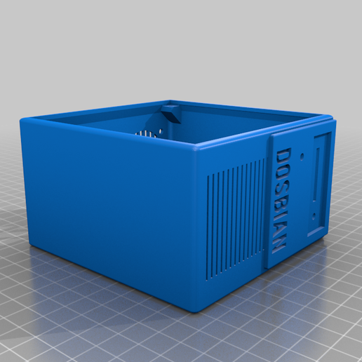 🖥️ Retro Raspberry pi 4 DOS PC Tower case・ STL File for ・Cults