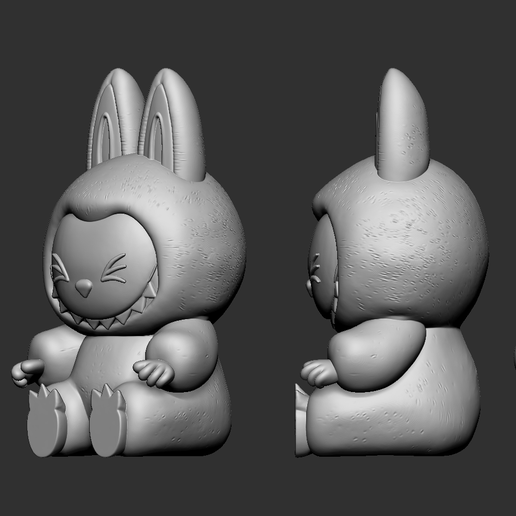 🎨 Labubu 3D Model – Cute Collectible Fan Art STL・ STL File for 3D ...