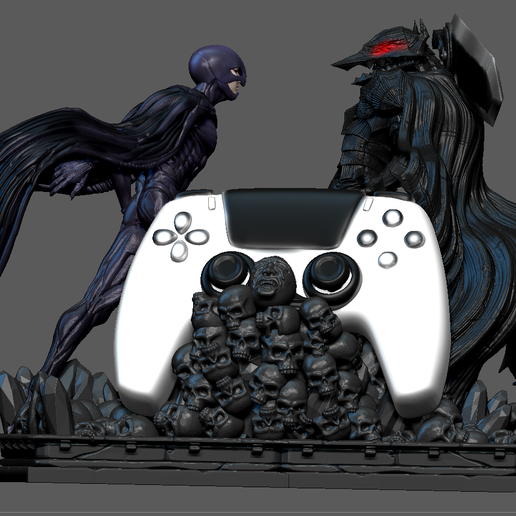 🗡️ BERSERK GUTS FEMTO PS4 PS5 CONTROLLER HOLDER ANIME FANTASY CHARACTER ...