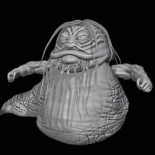 Zorba the Hutt ACTION FIGURE 2 FOR 3.75 IN & 6 IN DIORAMA・ 3D File for ...