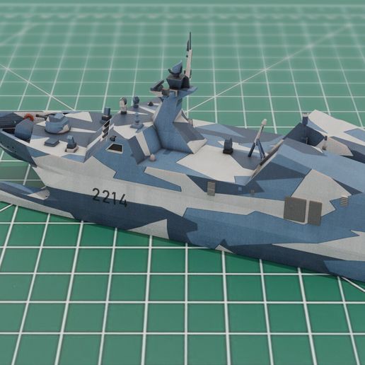 🛥️ Type 022 Houbei Class Fast Attack Craft Chinese Navy・ 3MF File for ...