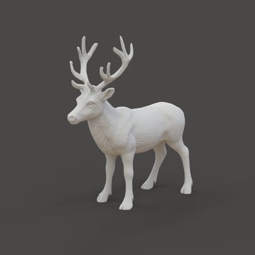 🦌 Reindeer Wild・ STL File for 3D printing・Cults