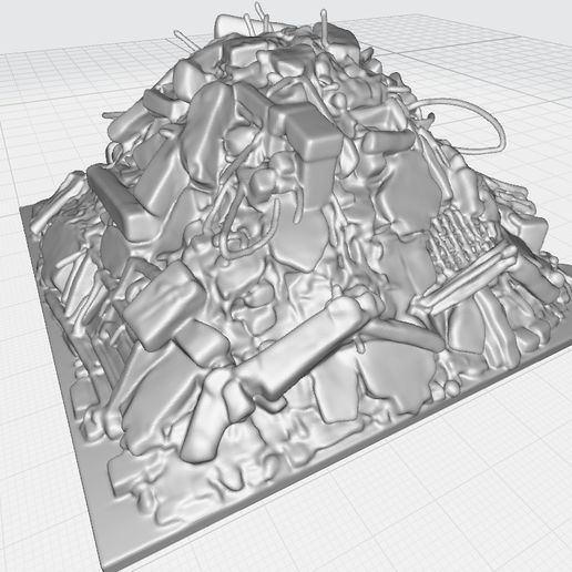 🧱 Urban Rubble & Debris Piles (4x) - Difficult Terrain・ STL File for 3D ...
