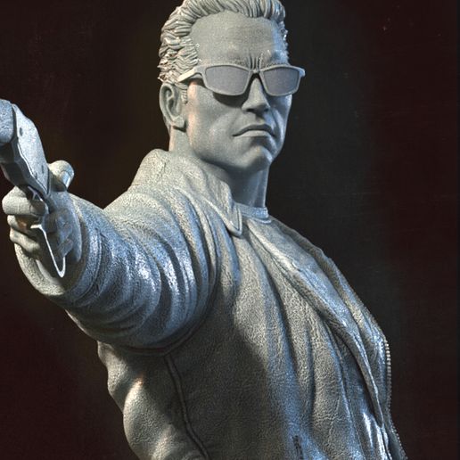 🗿 BIG SHOW - T800 SCULPTURE - TESTED AND READY FOR 3D PRINTING・ 3D File ...