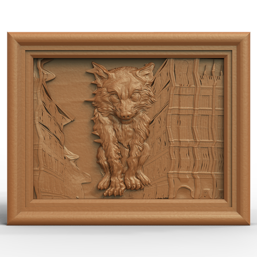 3D file 3D Model STL File for CNC Router Laser & 3D Printer 1421 ...